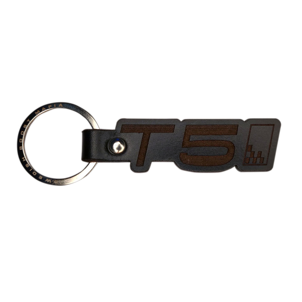 T5 Leather Key Ring – Swedish Boost Mafia
